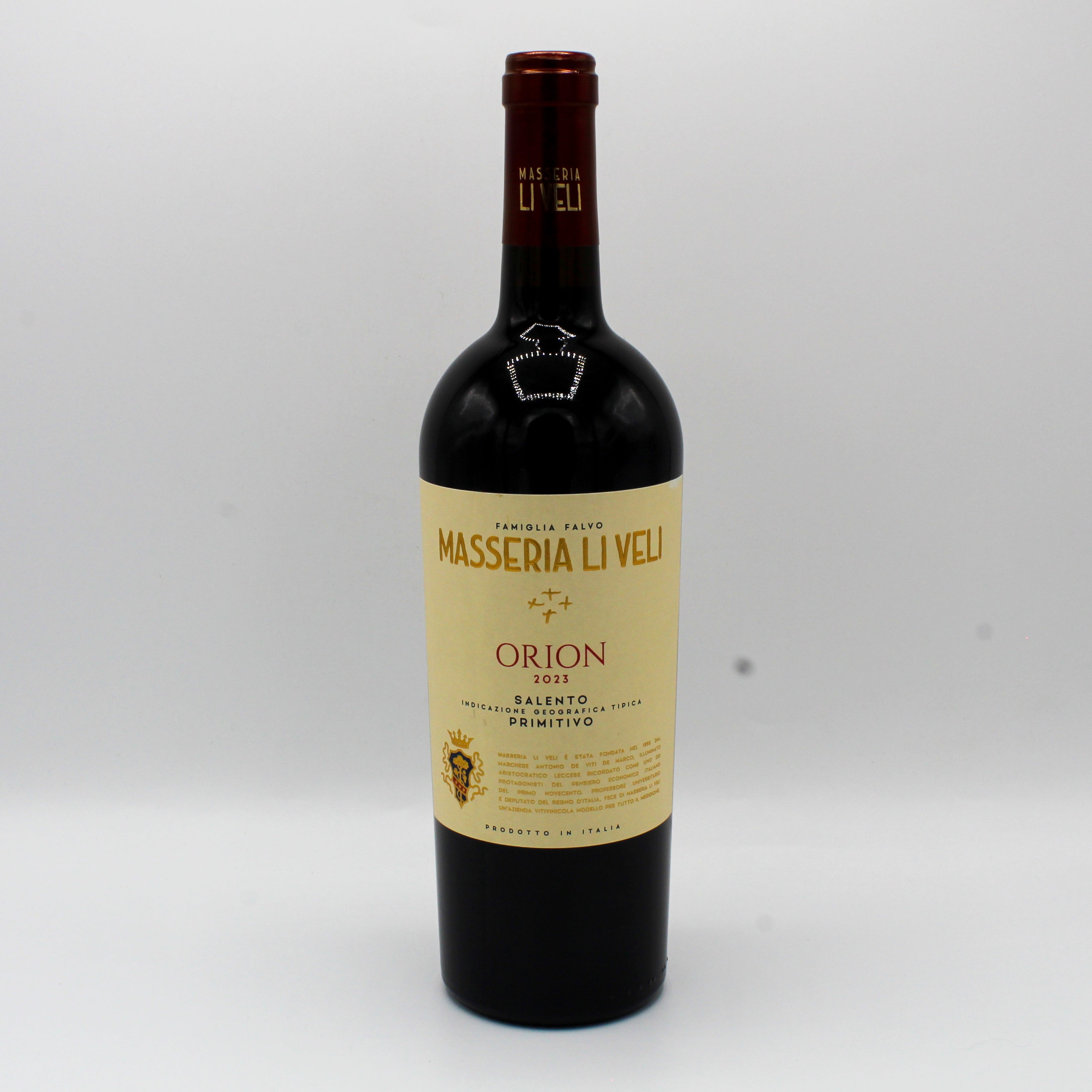 Masseria Li Veli Primitivo 'Orion' – Table Wine Asheville